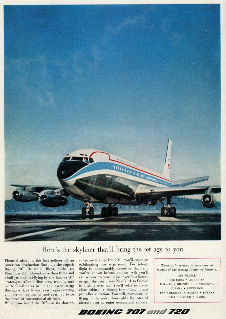 A pilot once took up a Boeing 707 passenger jet & did a double barrel ...