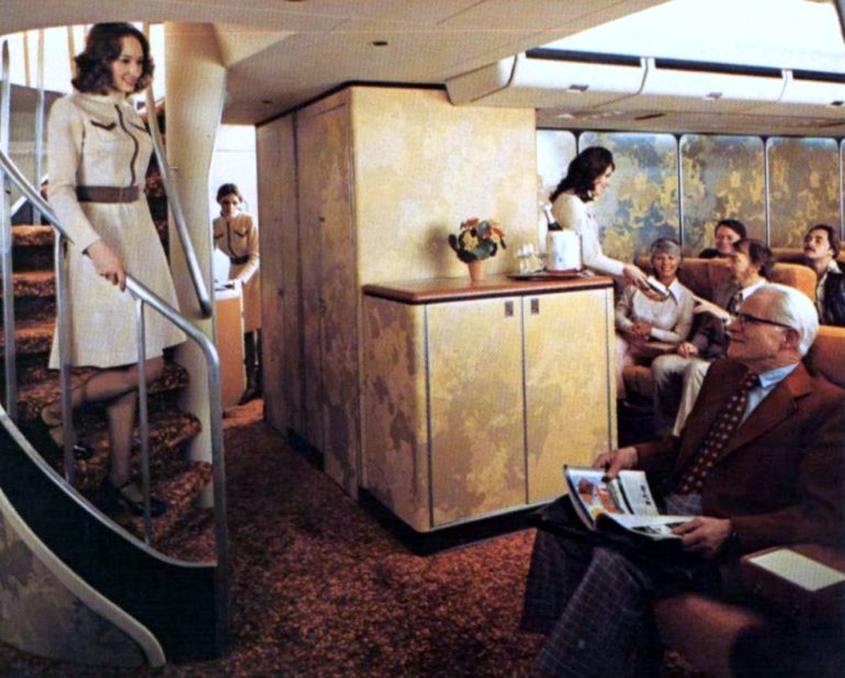 See what first class flights were like from the 1950s to the 1980s ...