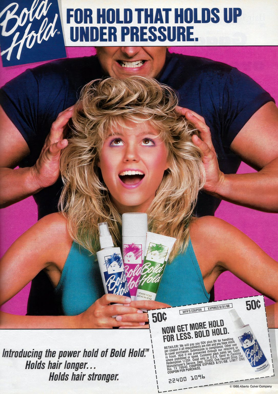 80s hairspray brands: The key to that retro big hair look - Click Americana