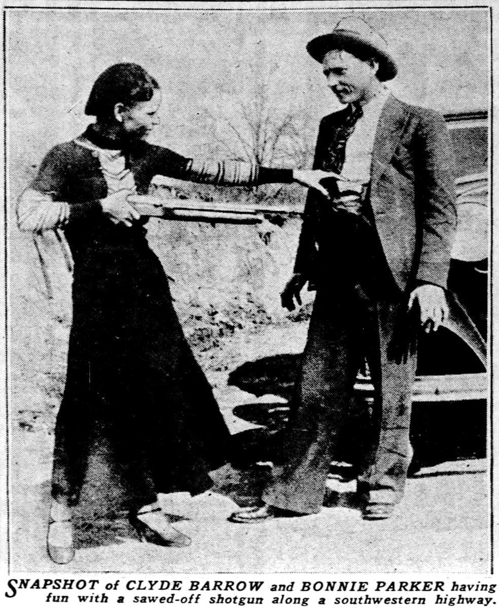 The real Bonnie & Clyde: Texas officers trap and kill notorious duo in ...