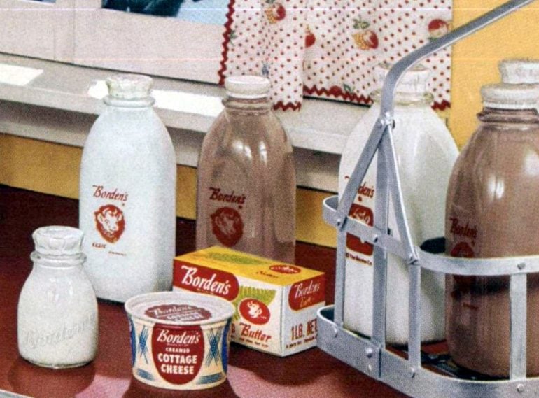 The milkman of years ago delivered milk & happy memories - Click Americana