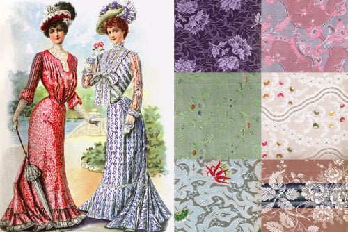 These antique fabrics from the 1890s & early 1900s are unexpectedly ...