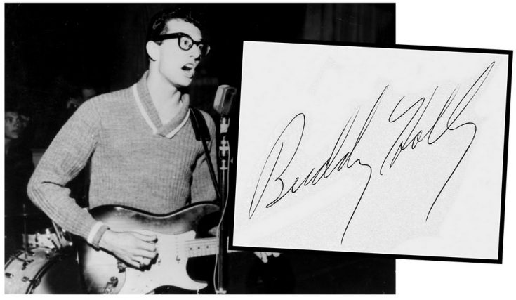 Oh boy - it's Buddy Holly! The rock music legend died at 22, but left ...