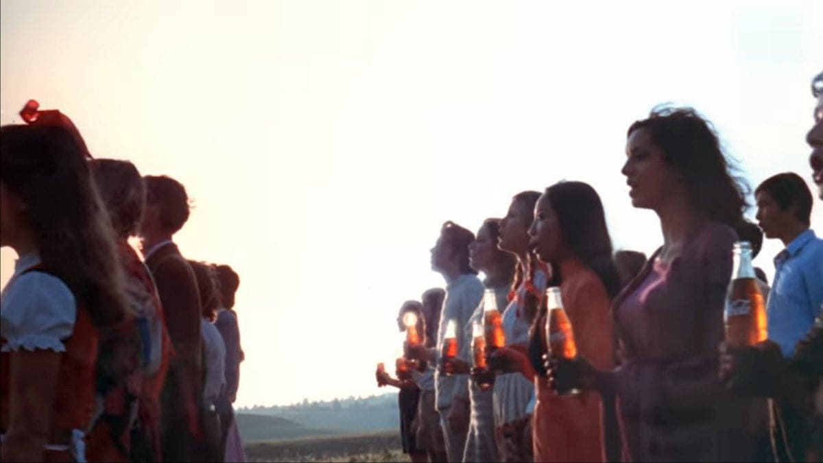 I'd like to buy the world a Coke: Coca Cola's classic TV commercial ...