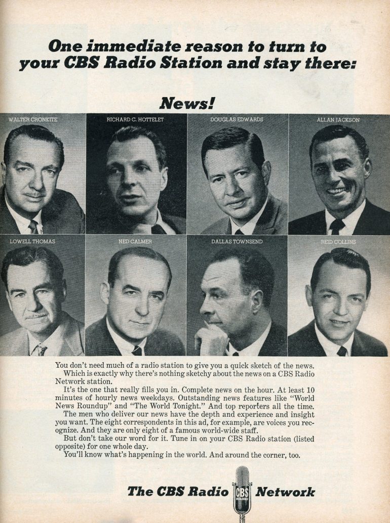 Old CBS Radio shows from the 1950s & 1960s had news, comedy, sports ...