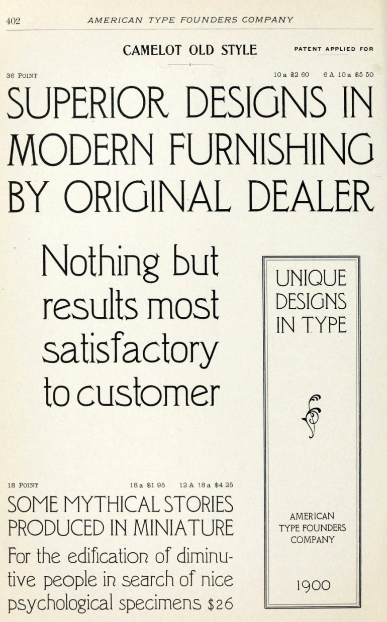 Like old-fashioned fonts: See dozens of vintage typefaces - Click Americana