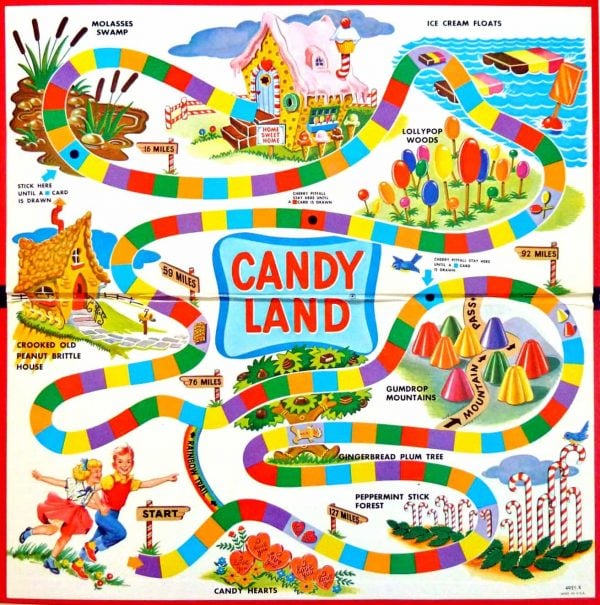 Candy Land, the vintage board game that made millions of kids dream of ...