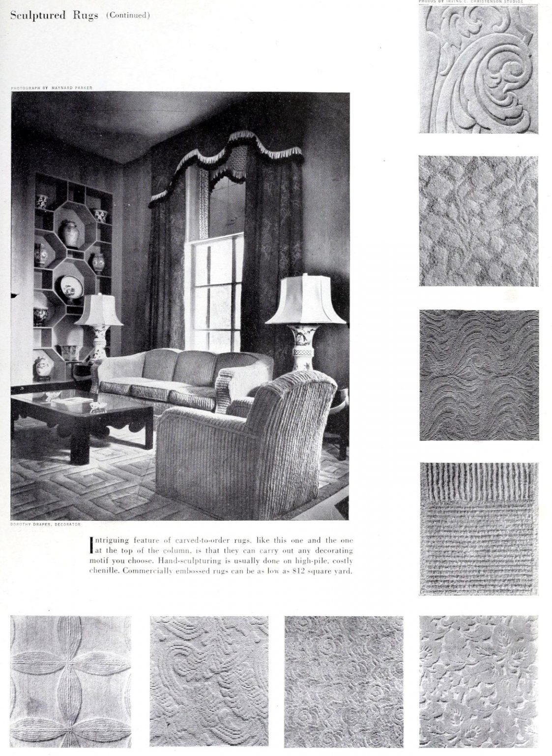 See 70 vintage sculptured & textured carpets that gave homes an old ...