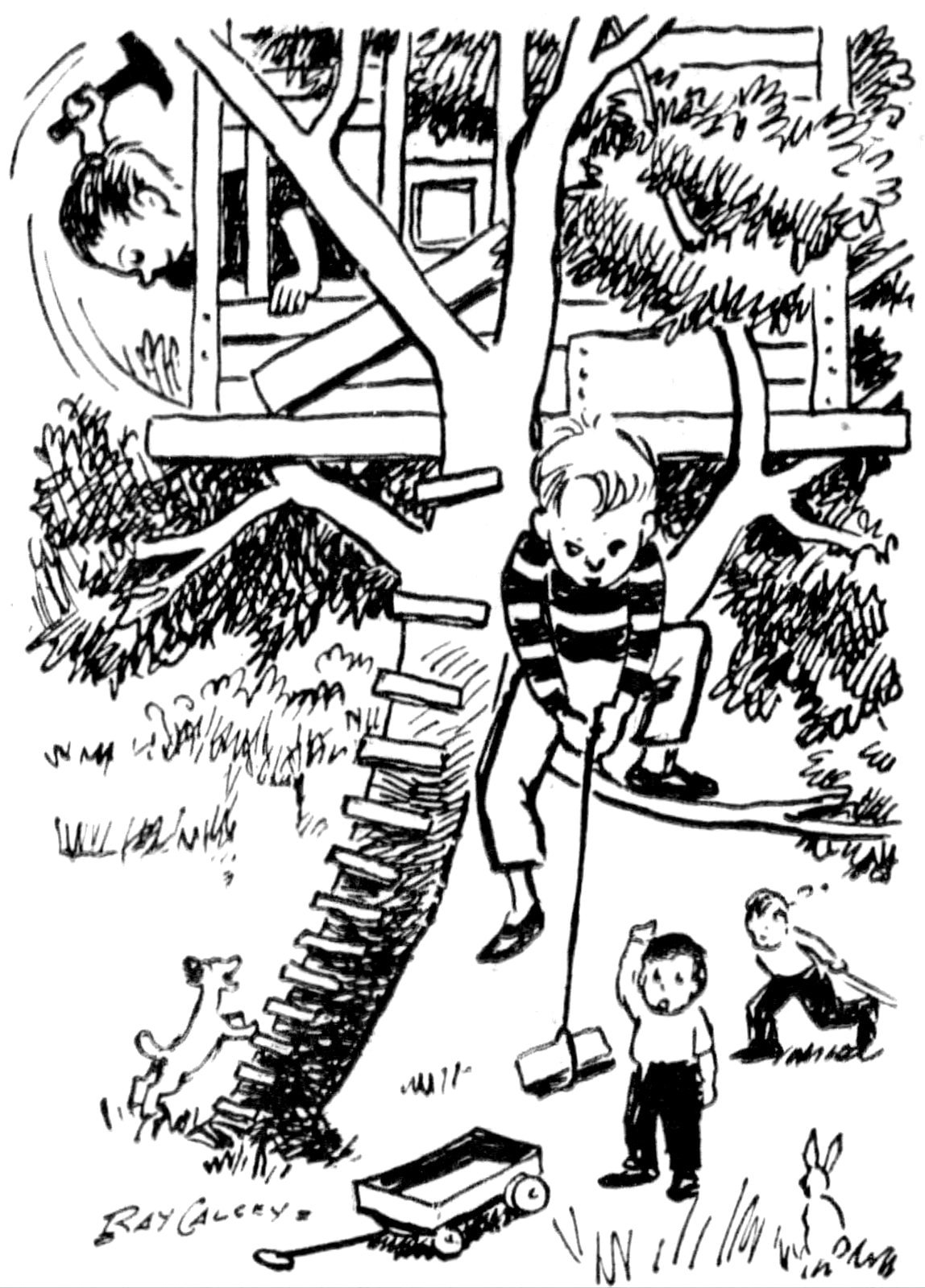 Old-fashioned treehouses: See 20 fun forts built up in the branches ...