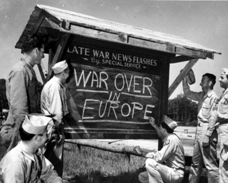 See how the world joyfully celebrated WWII's V-E Day (Victory in Europe ...