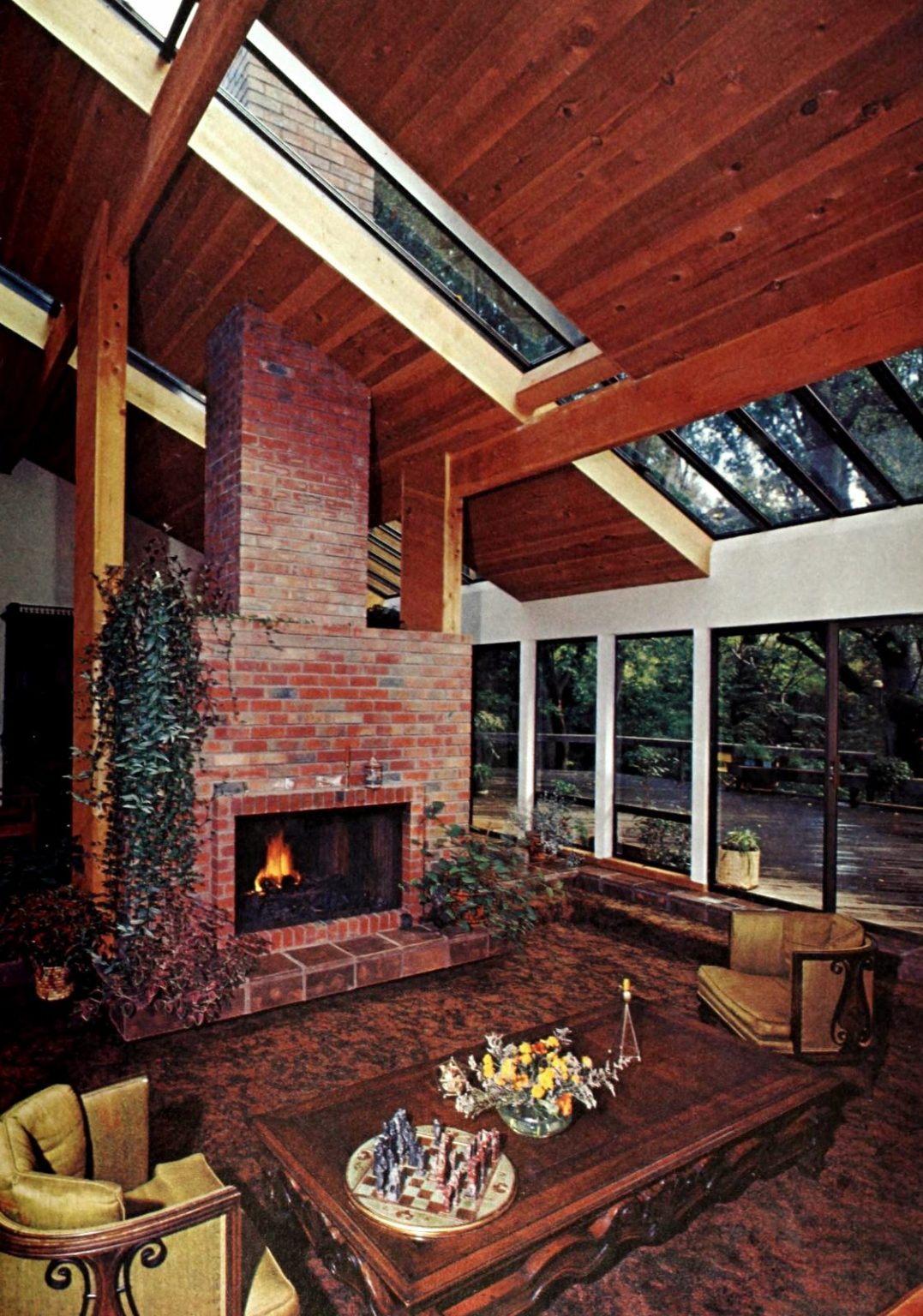 Vintage brick fireplaces: Warm & wonderful home decor from the 1950s ...