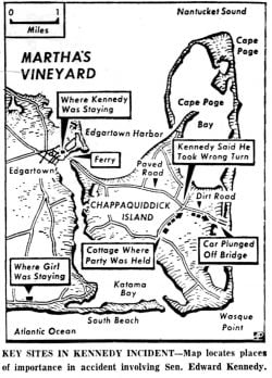 Ted Kennedy's Chappaquiddick incident: The 1969 car crash that killed a ...
