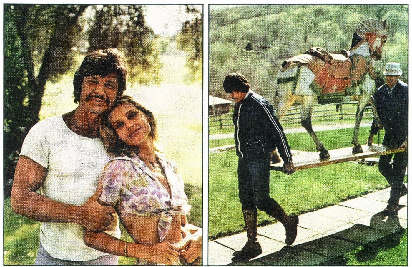 Charles Bronson at home (1975) - Click Americana