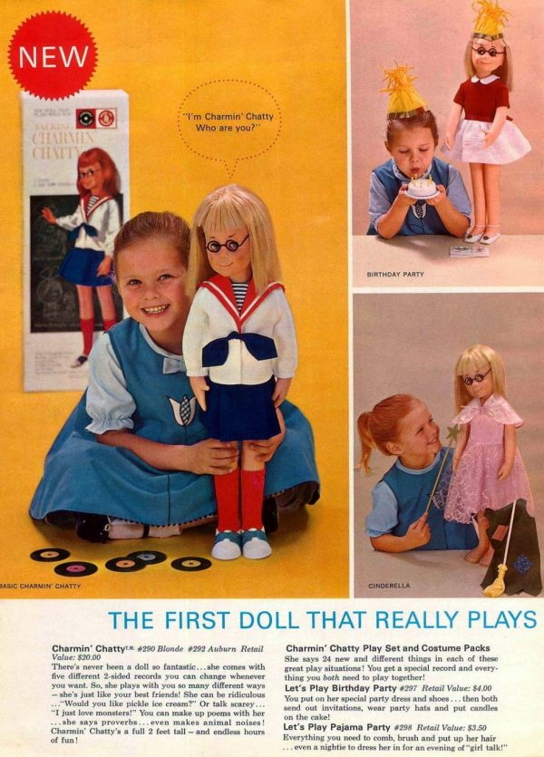 Vintage talking dolls from the 1960s: Just pull the string and they'd ...