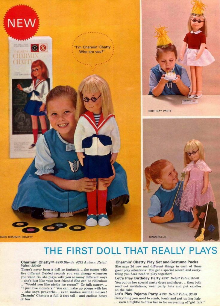 Vintage talking dolls from the 1960s: Just pull the string and they'd ...
