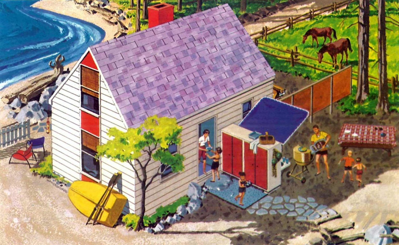 1960s vacation homes: How Americans built affordable weekend retreats ...