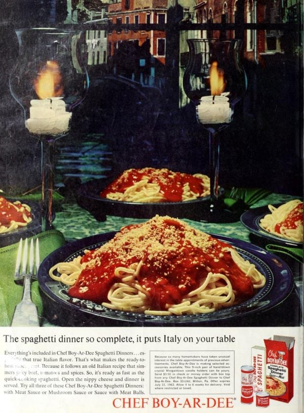 Vintage Chef Boy-Ar-Dee: America's convenient spin on Italian food ...