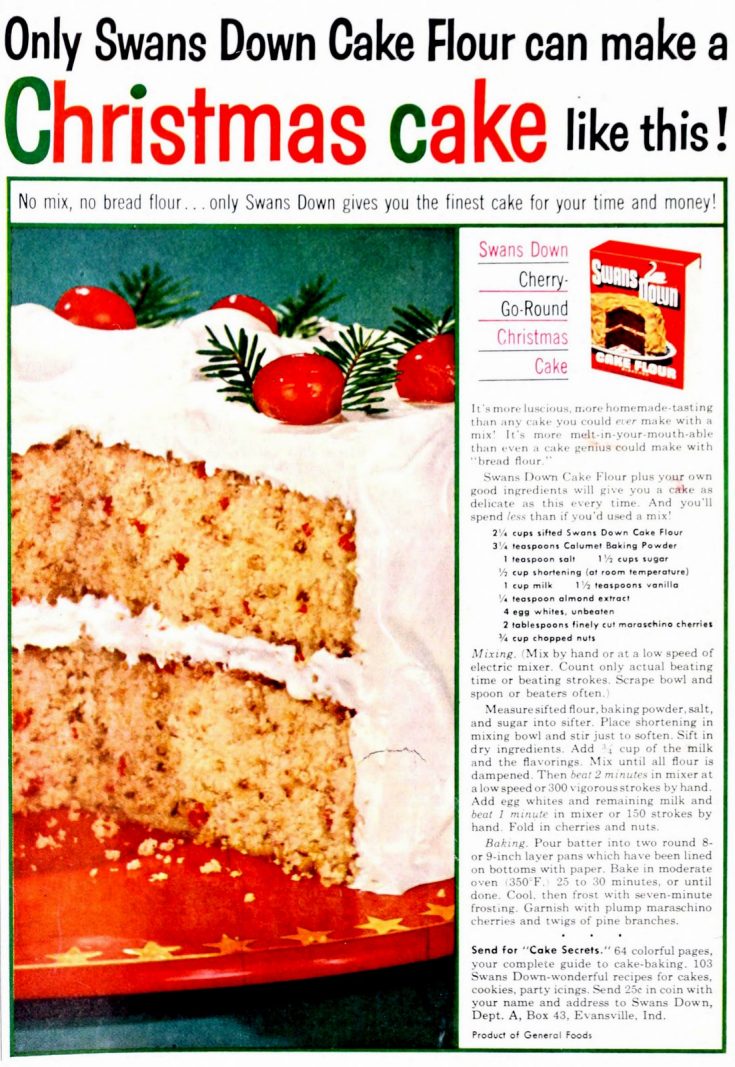 10 pretty vintage Christmas cake recipes - with holiday flavors like ...