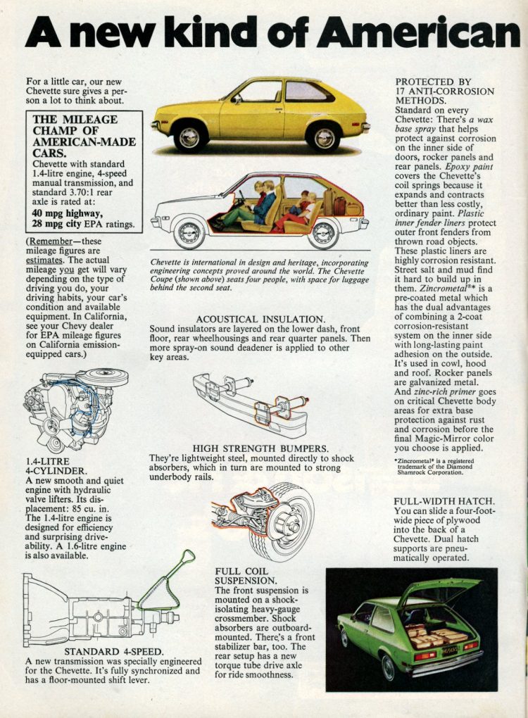 Why the classic Chevy Chevette entry-level subcompact car was a big ...