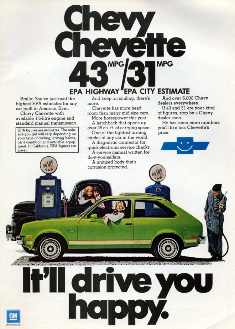 Why the classic Chevy Chevette entry-level subcompact car was a big ...