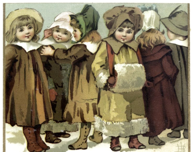 See Christmas clothing for children from back in the 1880s & 1890s ...