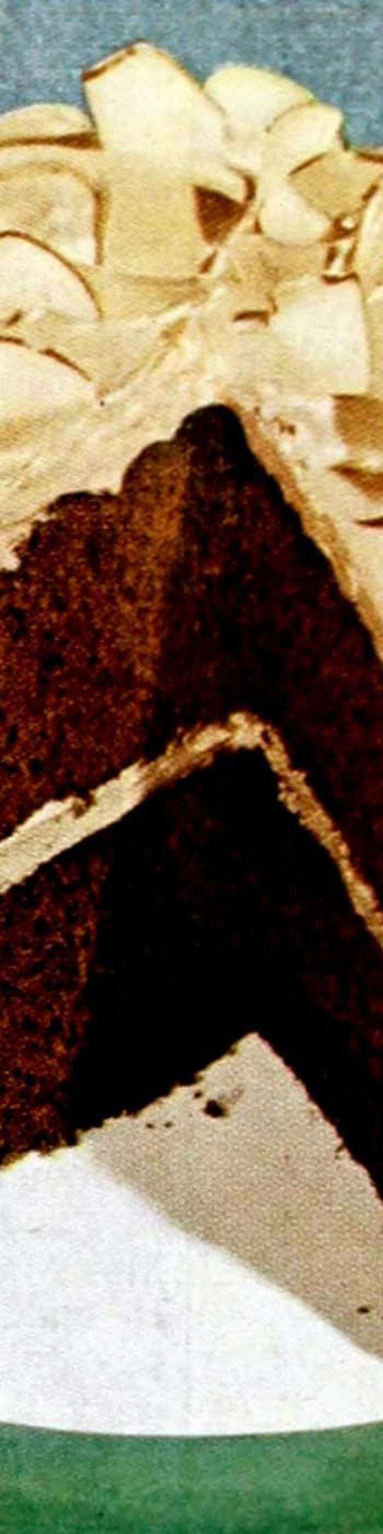 Chocolate rhapsody cake (1949) - Click Americana