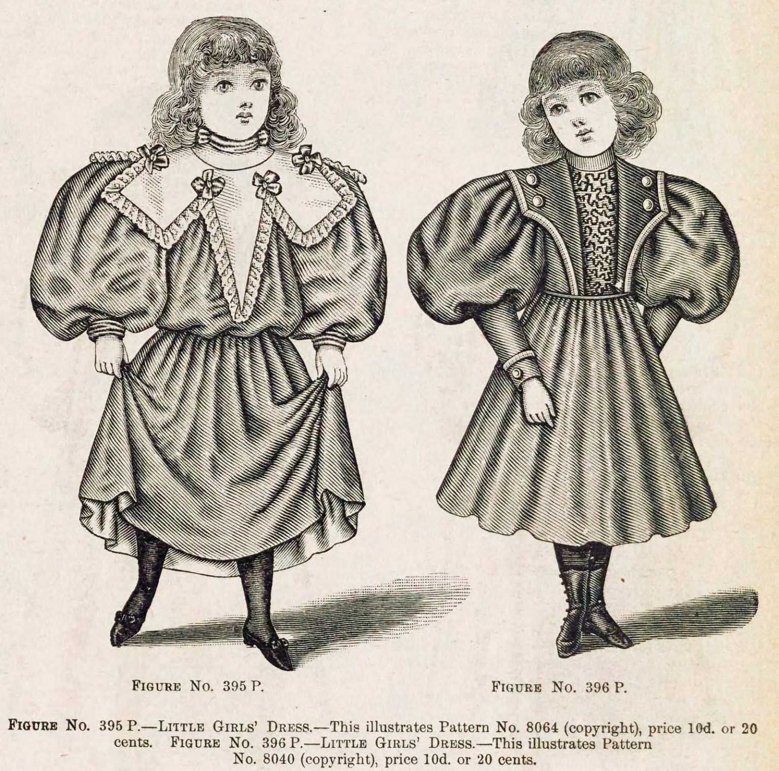 See Christmas clothing for children from back in the 1880s & 1890s ...