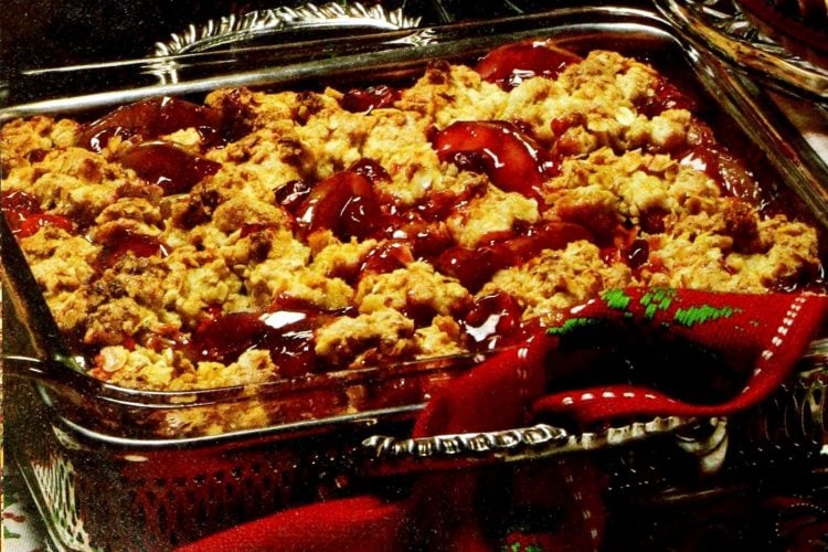 Pear-cranberry cobbler recipe (1990) - Click Americana