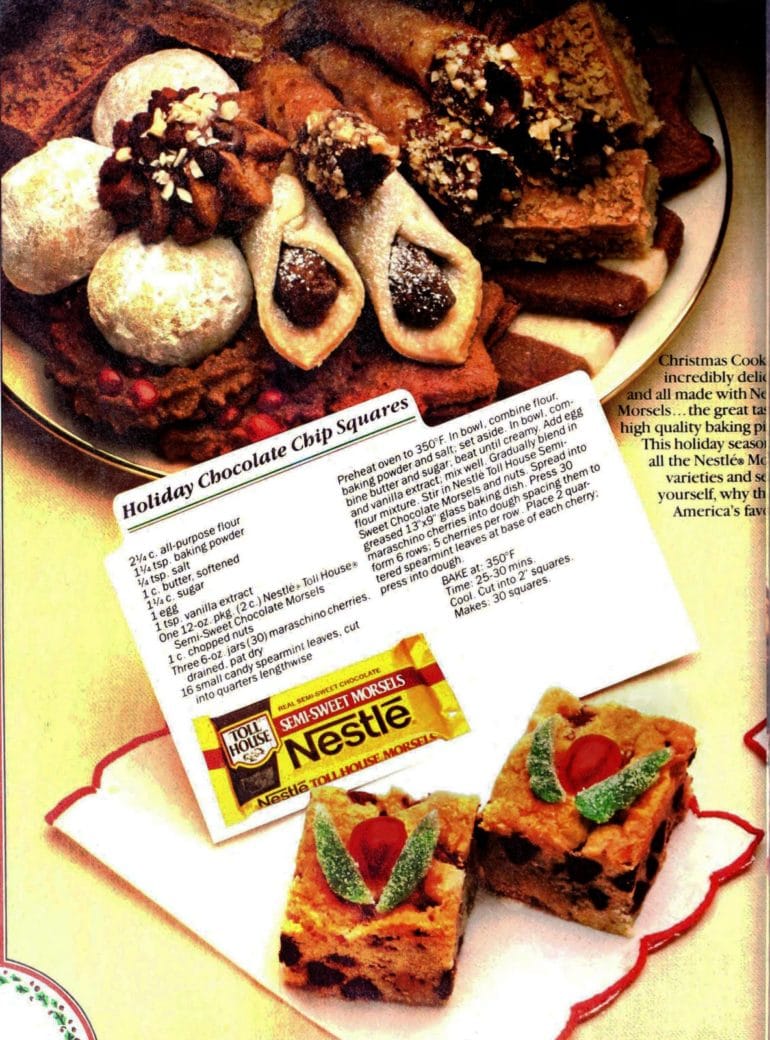 7 chocolatey holiday cookie recipes from the 80s - Click Americana