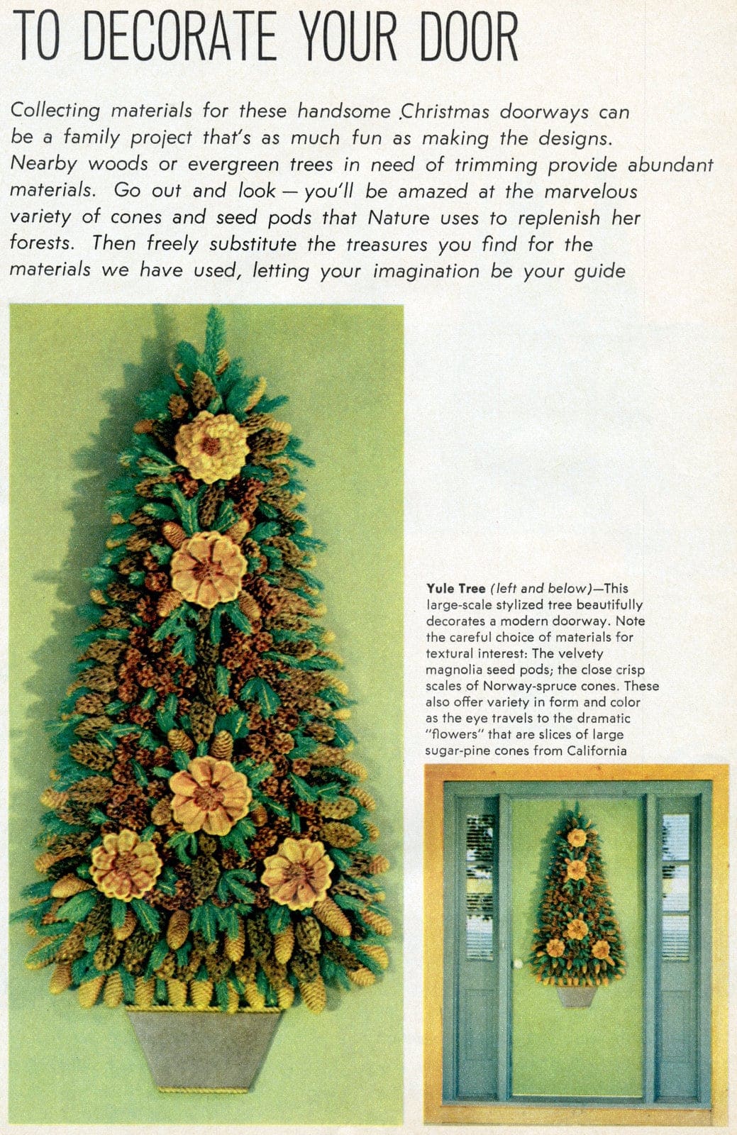 35 Christmas door decoration ideas & wreaths so you can celebrate the ...