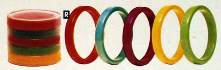 20 cute vintage plastic bangle bracelets - Click Americana