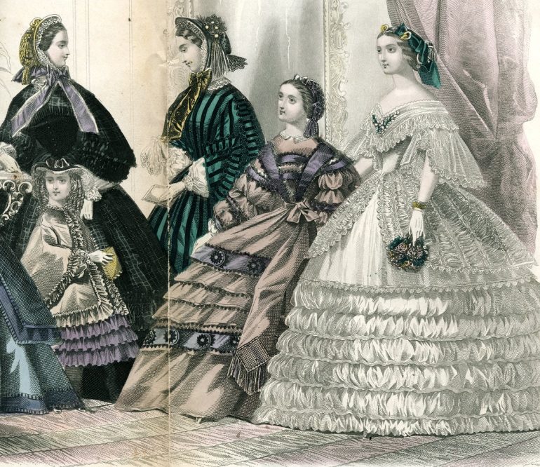 Civil War-era dresses for women (1861-1867) - Click Americana