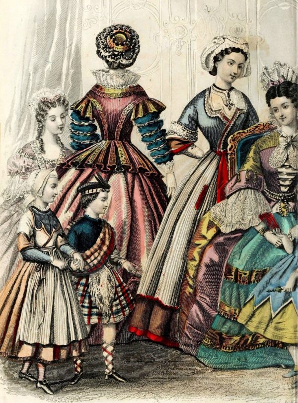 Civil War-era dresses for women (1861-1867) - Click Americana