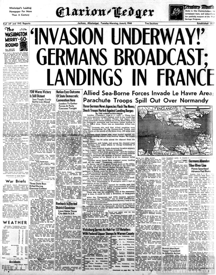 D-Day invasion of France: See WW2 newspaper headlines (1944) - Click ...