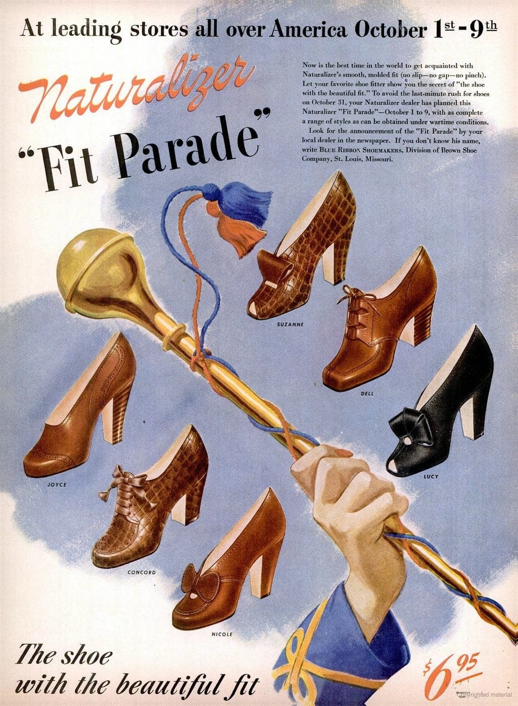Gorgeous women's shoes from the 1940s: See stylish high-heeled vintage ...