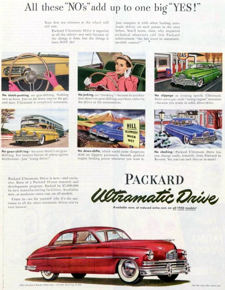See some beautiful classic 1950s Packard cars - Click Americana