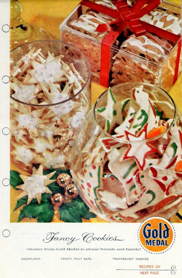 Snowflake sugar cookies, paintbrush cookies & frosty fruit bars: Fancy ...