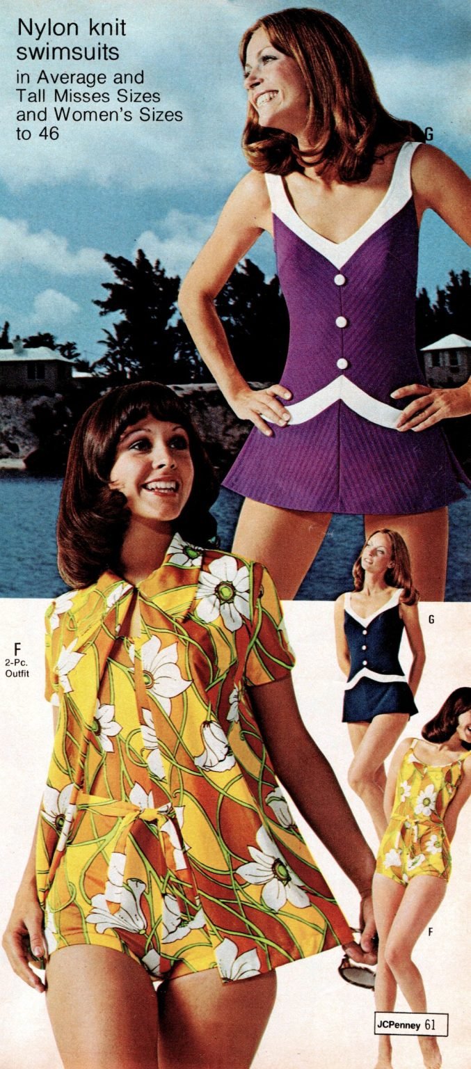 Bold 1970s swimwear for women rocked the beach scene - Click Americana