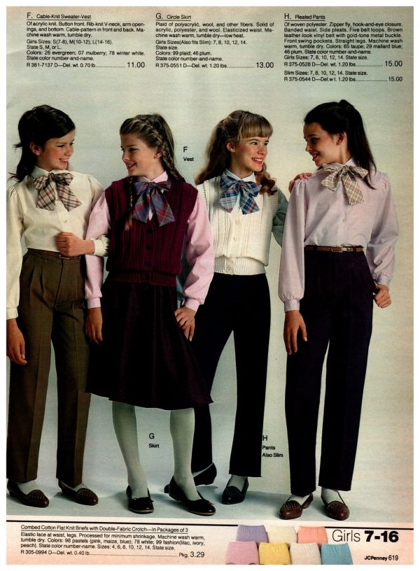 These vintage 80s clothes for girls were charming, chic & totally ...