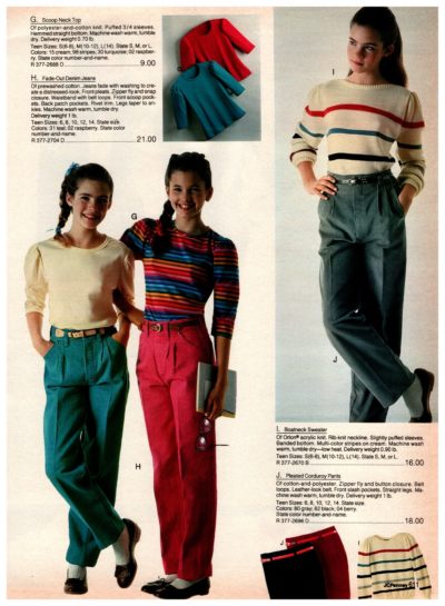 These vintage 80s clothes for girls were charming, chic & totally ...