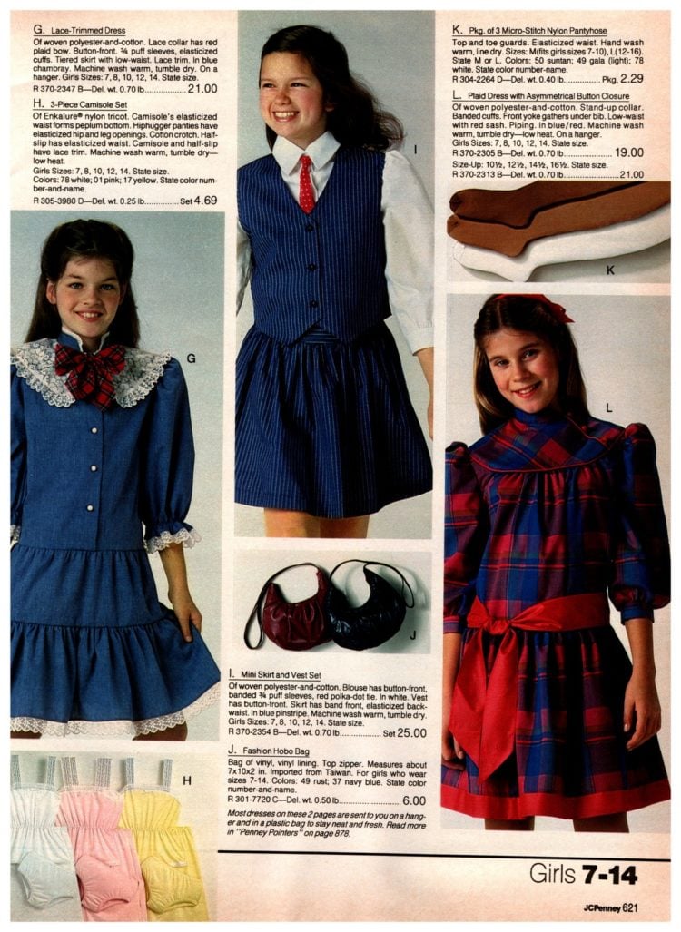 These vintage 80s clothes for girls were charming, chic & totally ...