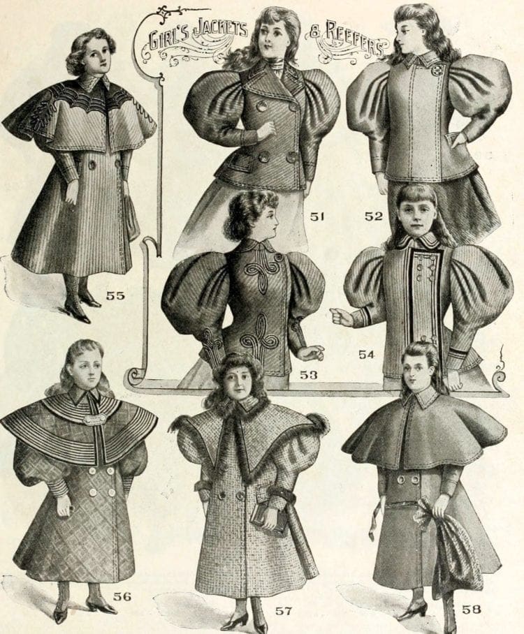 See Christmas clothing for children from back in the 1880s & 1890s ...
