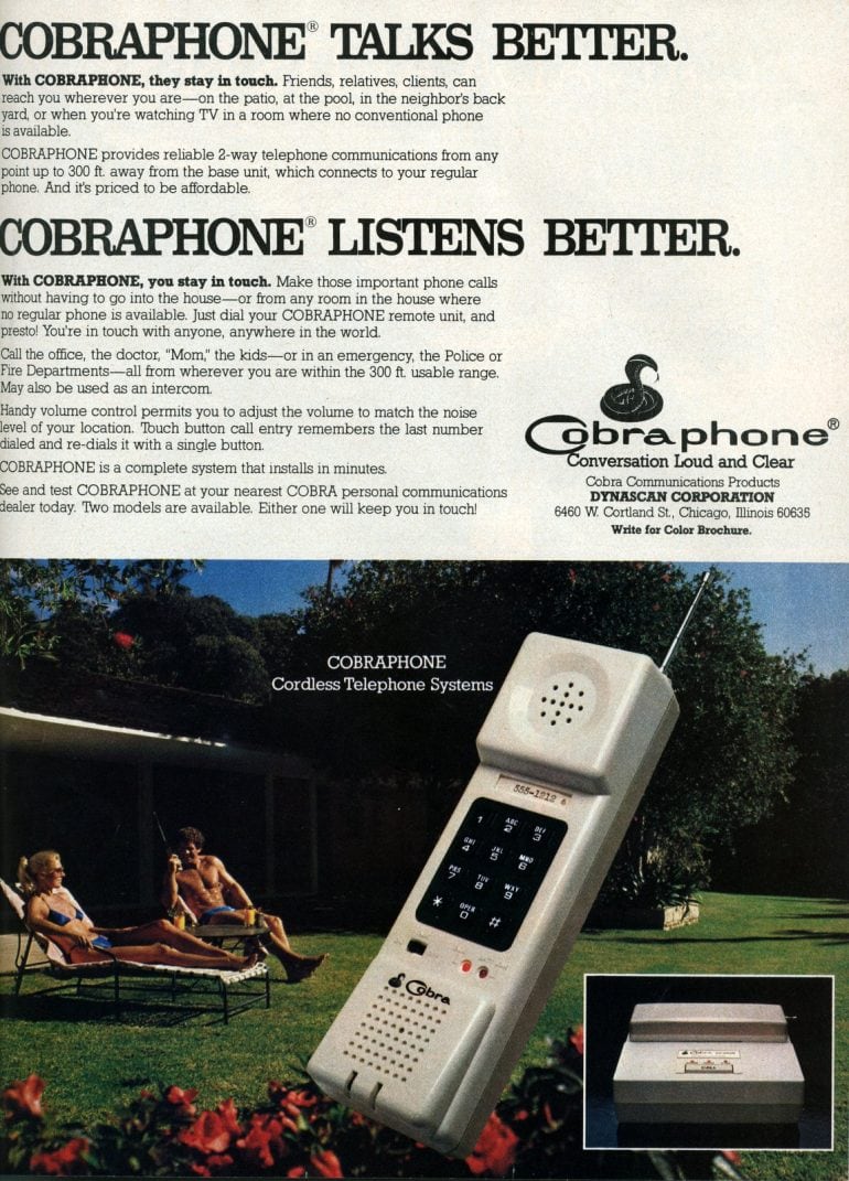 Vintage 1980s cordless phones seemed like magic & completely changed ...