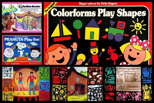 Vintage Colorforms: The vinyl stick-on toy playsets that let kids stage ...