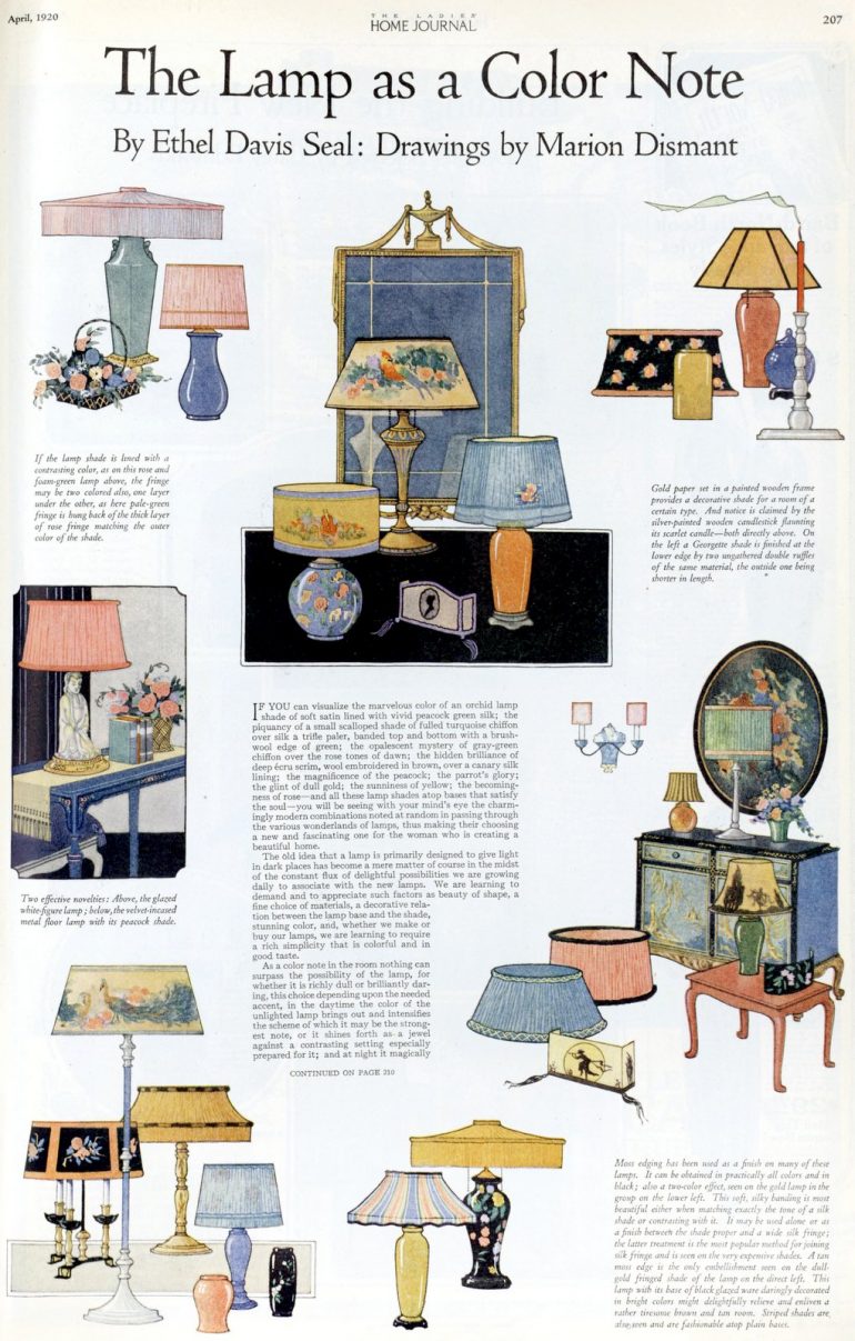 See 200 beautiful vintage table lamps from all through the 20th century ...