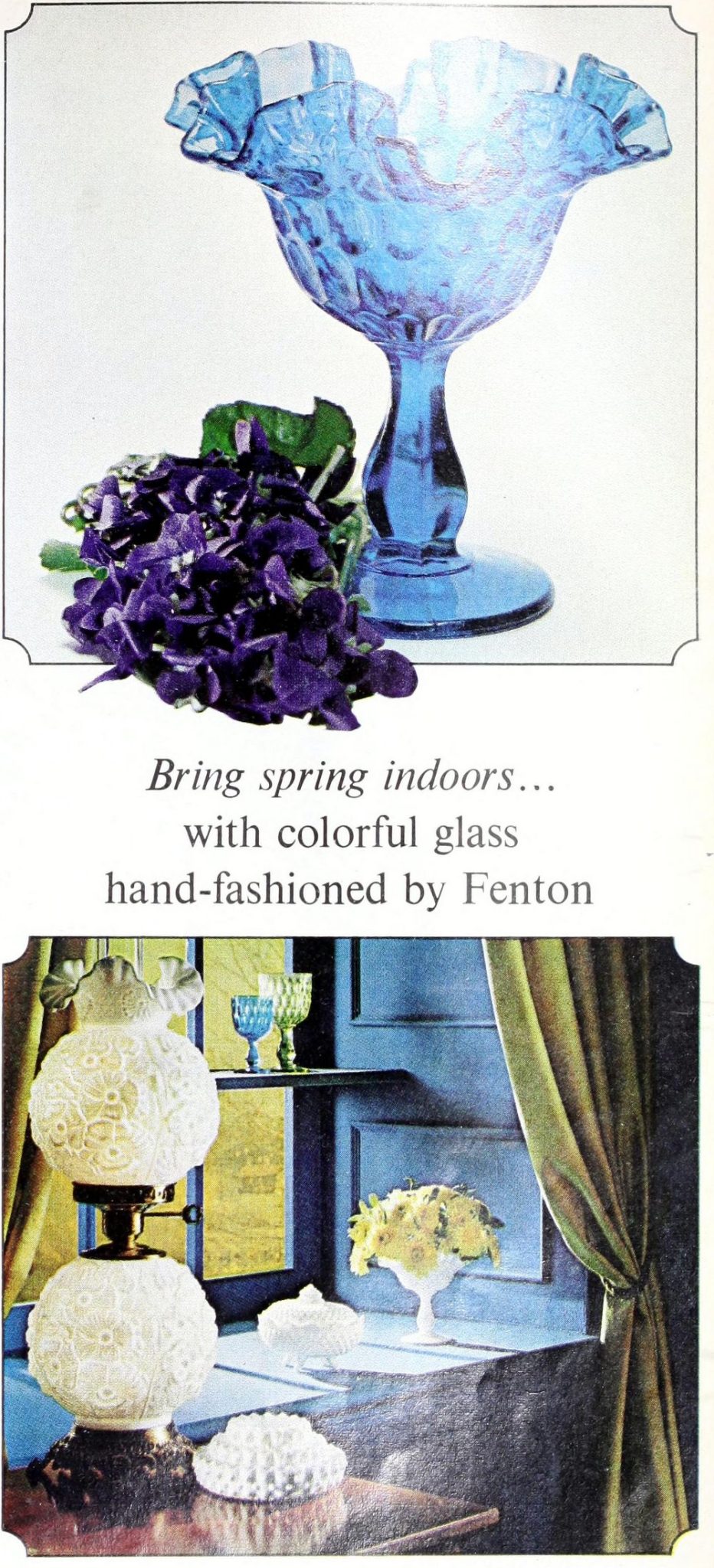 These vintage Fenton glass styles from the 1950s, 60s & 70s are a ...