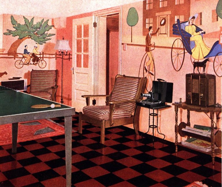 Vintage basement decor from the '40s & '50s: See 25 creative remodels ...
