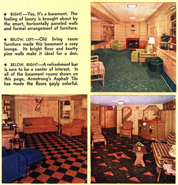 Vintage basement decor from the '40s & '50s: See 25 creative remodels ...