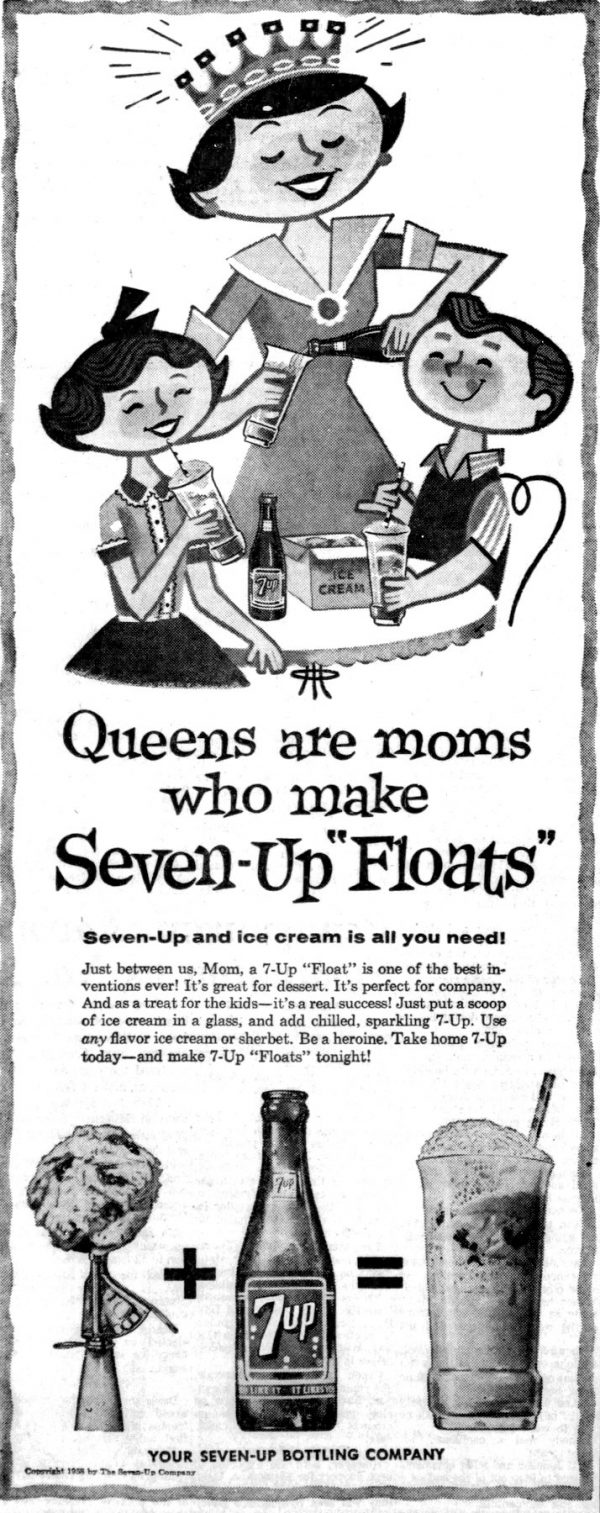 7-Up float: Combine Seven-Up soda & ice cream for a truly retro treat ...