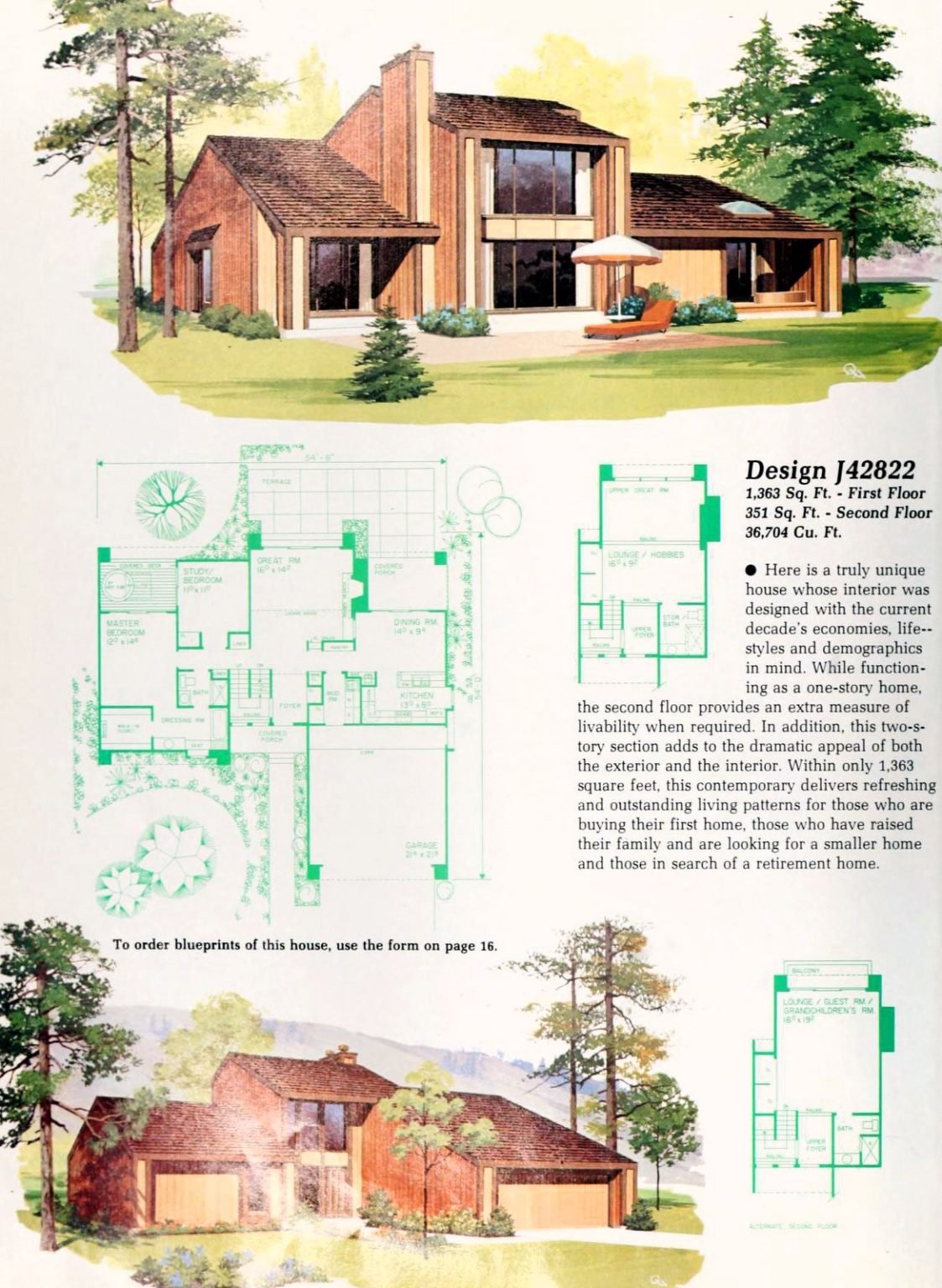 The most popular 1970s house plans: Ranch, contemporary, split levels ...